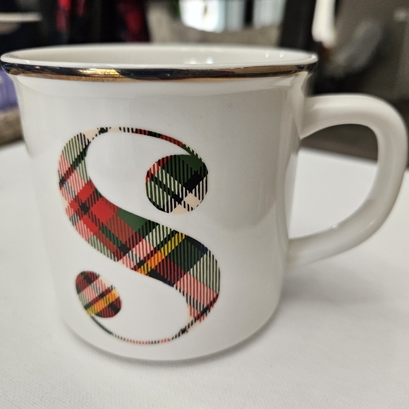 Pottery Barn | Dining | Pottery Barn Monogram Mug Letter S | Poshmark